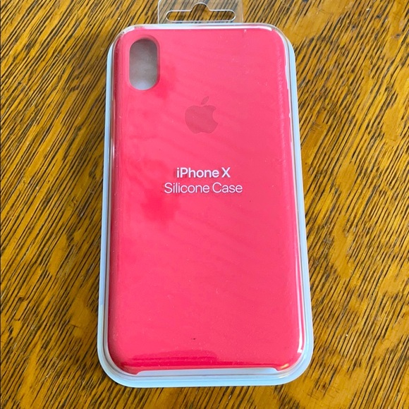 Apple | Cell Phones & Accessories | Apple Iphone X Silicone Case Pink ...